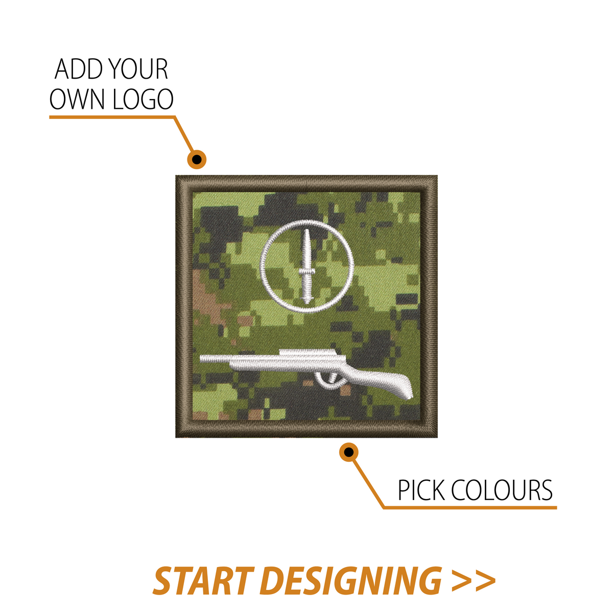 Create Your Own Patch (2" Square) – CPGear Tactical