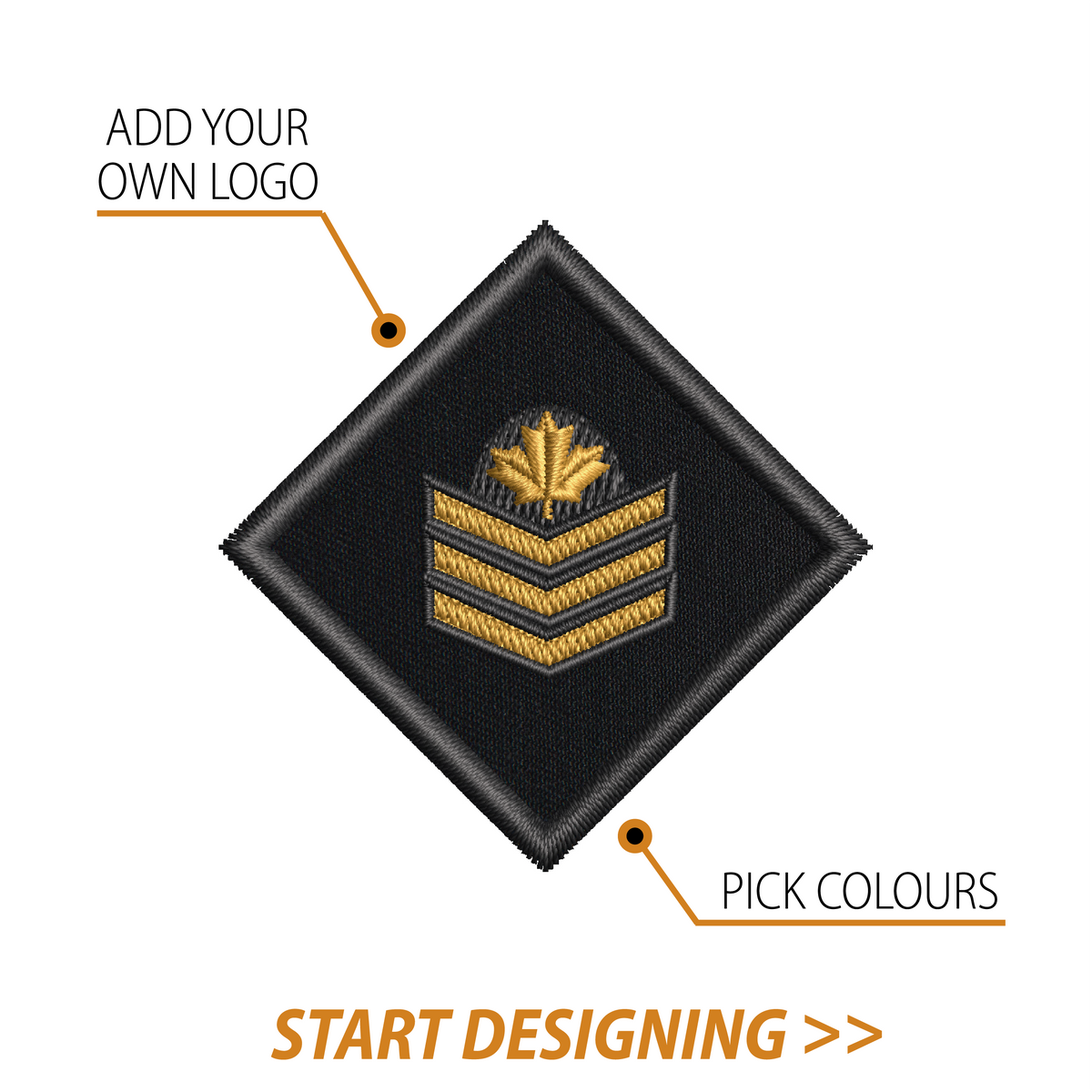 Create Your Own Patch (2 x 2" Diamond ) – CPGear Tactical