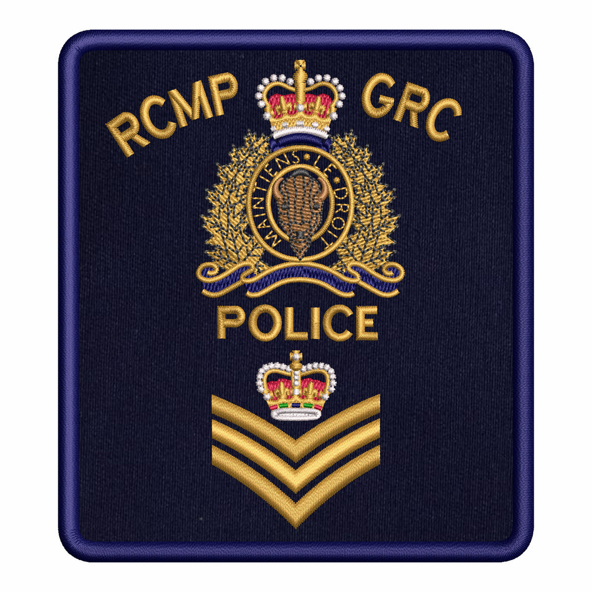 RCMP Crest With Rank – CPGear Tactical