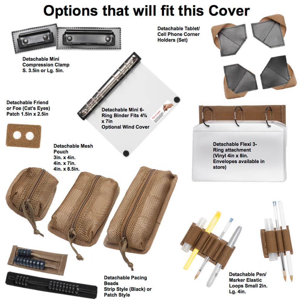 Tactical Admin Notebook Cover System WITH Map Case – CPGear Tactical