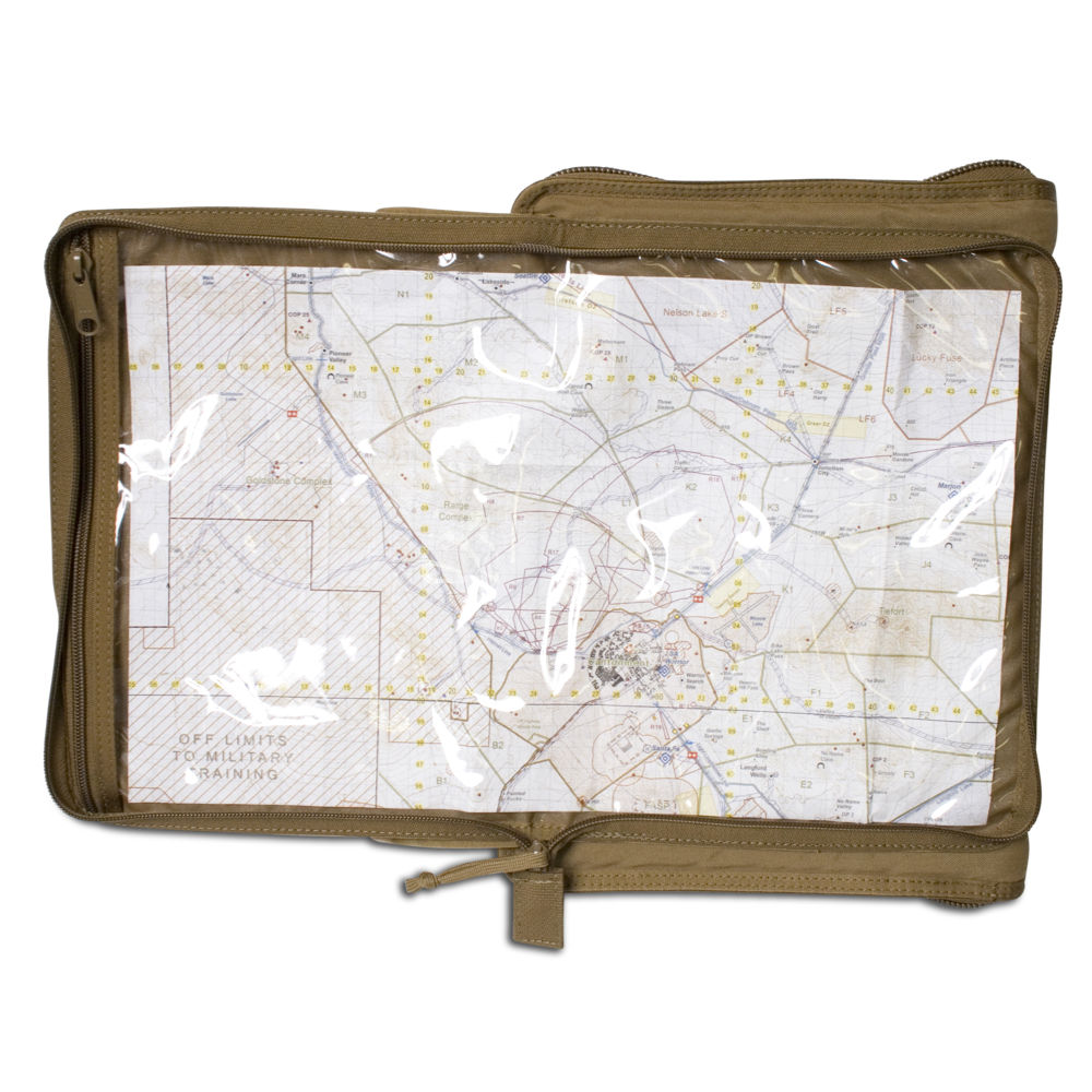 Tactical Admin Notebook Cover System WITH Map Case – CPGear Tactical