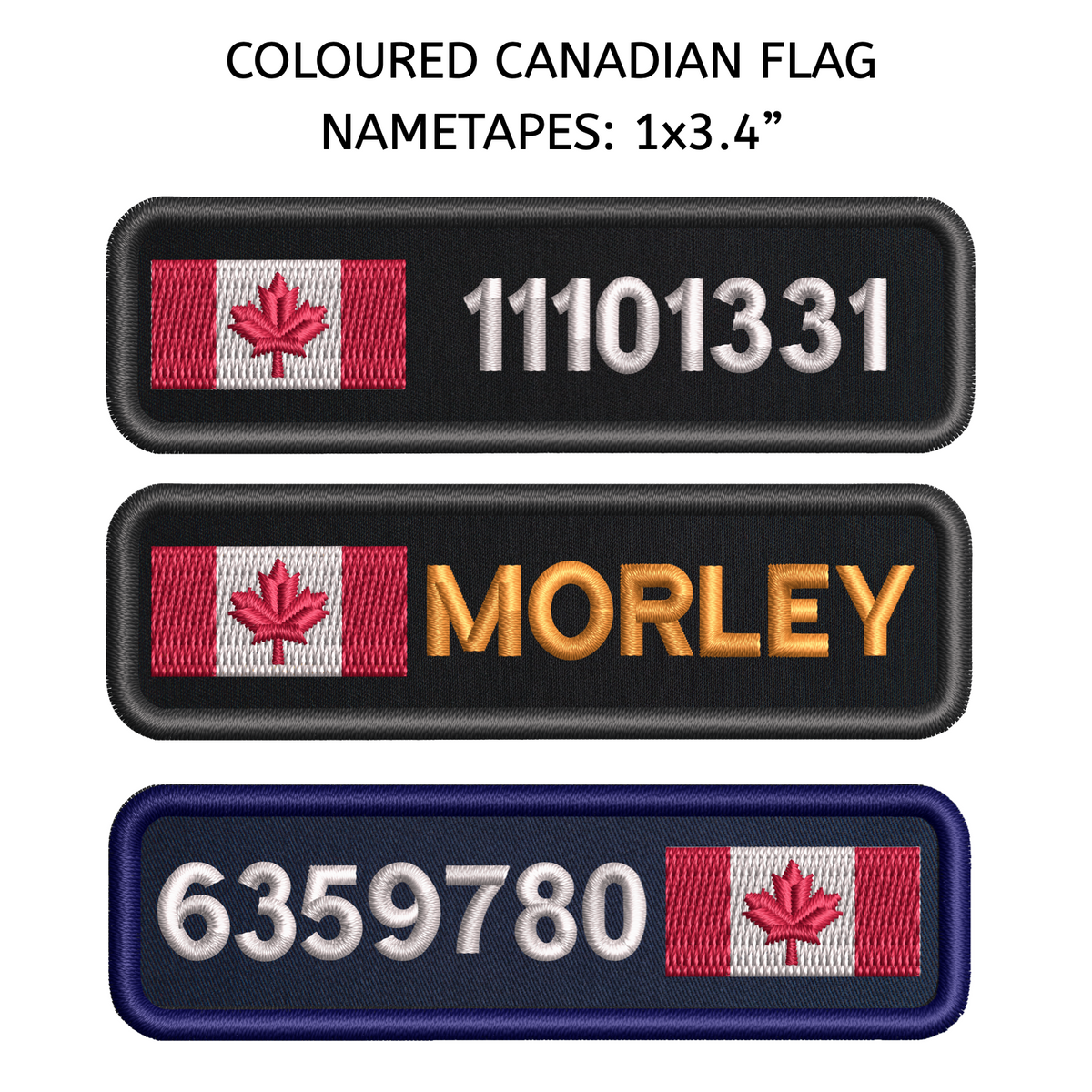 Canadian Flag Nametape – CPGear Tactical