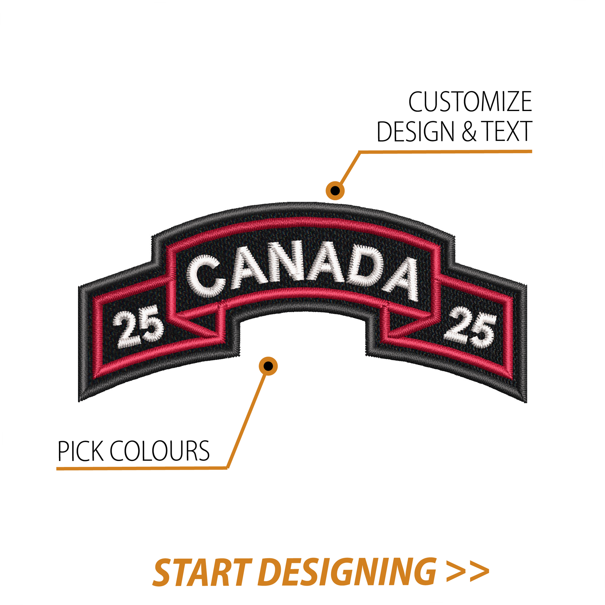 Create Your Own Scroll Patch (1.55 x 3.5" Style A) – CPGear Tactical