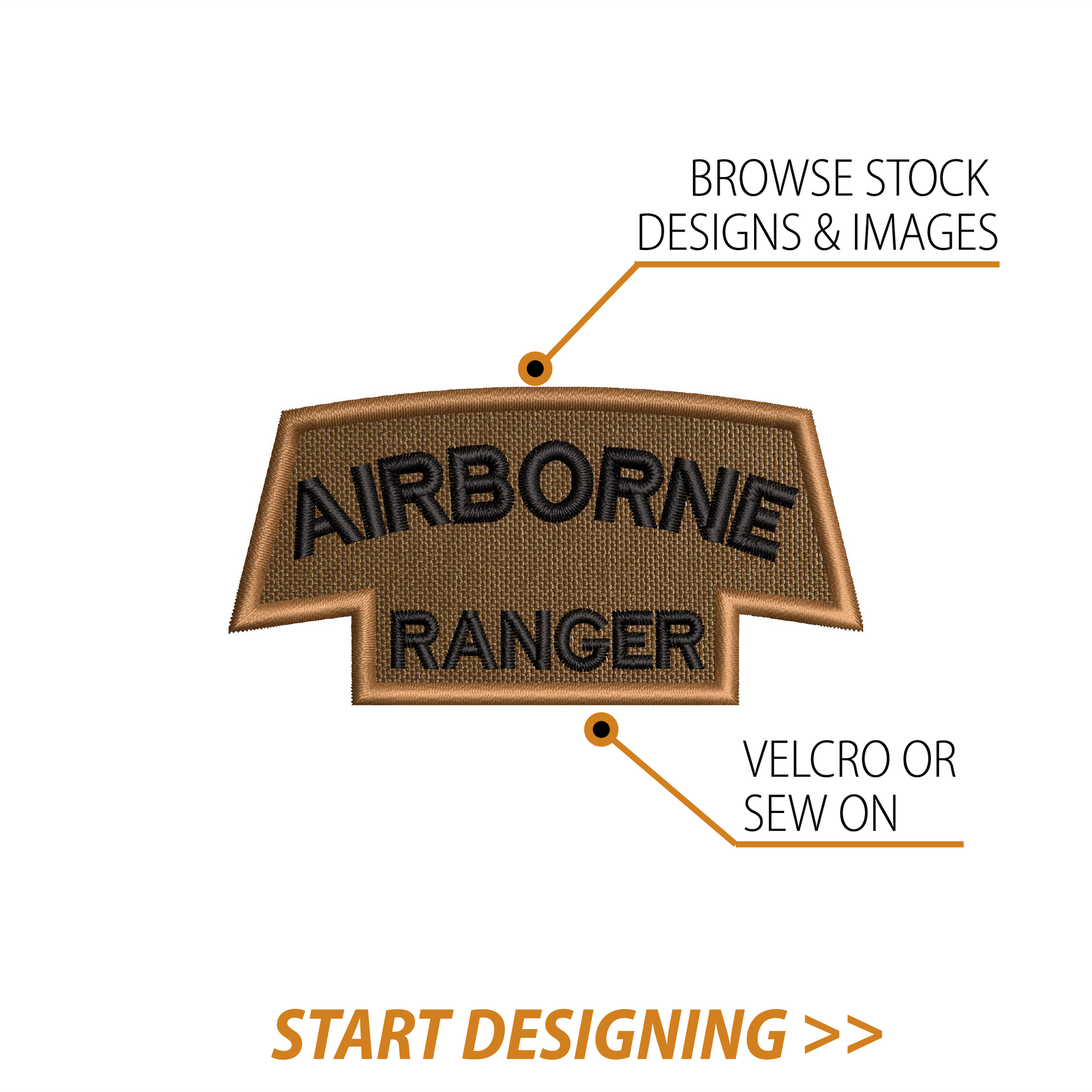 Create Your Own Scroll Patch (1.75 x 3.5" Style D) – CPGear Tactical