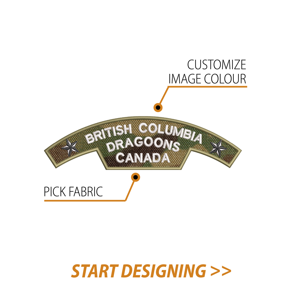 Create Your Own Scroll Patch (2.25 x 8.25" Style F) – CPGear Tactical