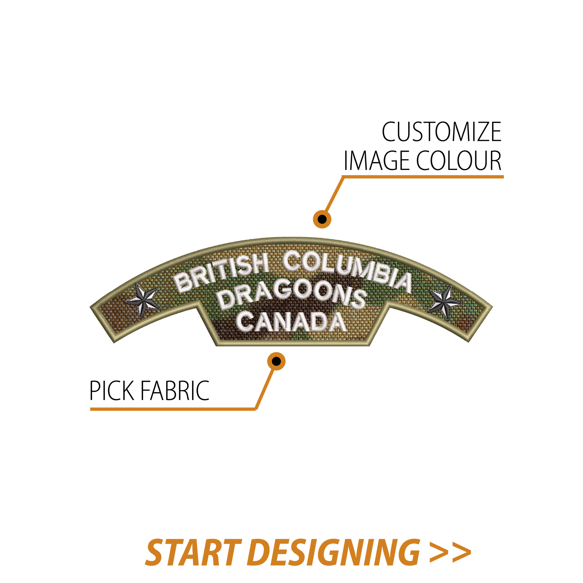 Create Your Own Scroll Patch (2.25 x 8.25" Style F) – CPGear Tactical