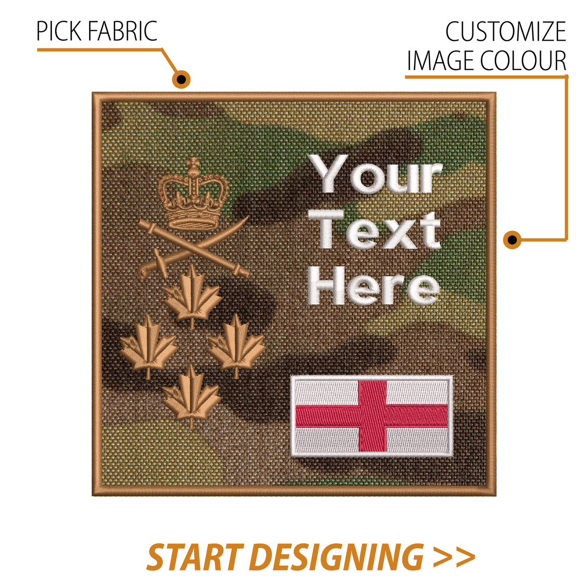Create Your Own Patch (6" Square) – CPGear Tactical