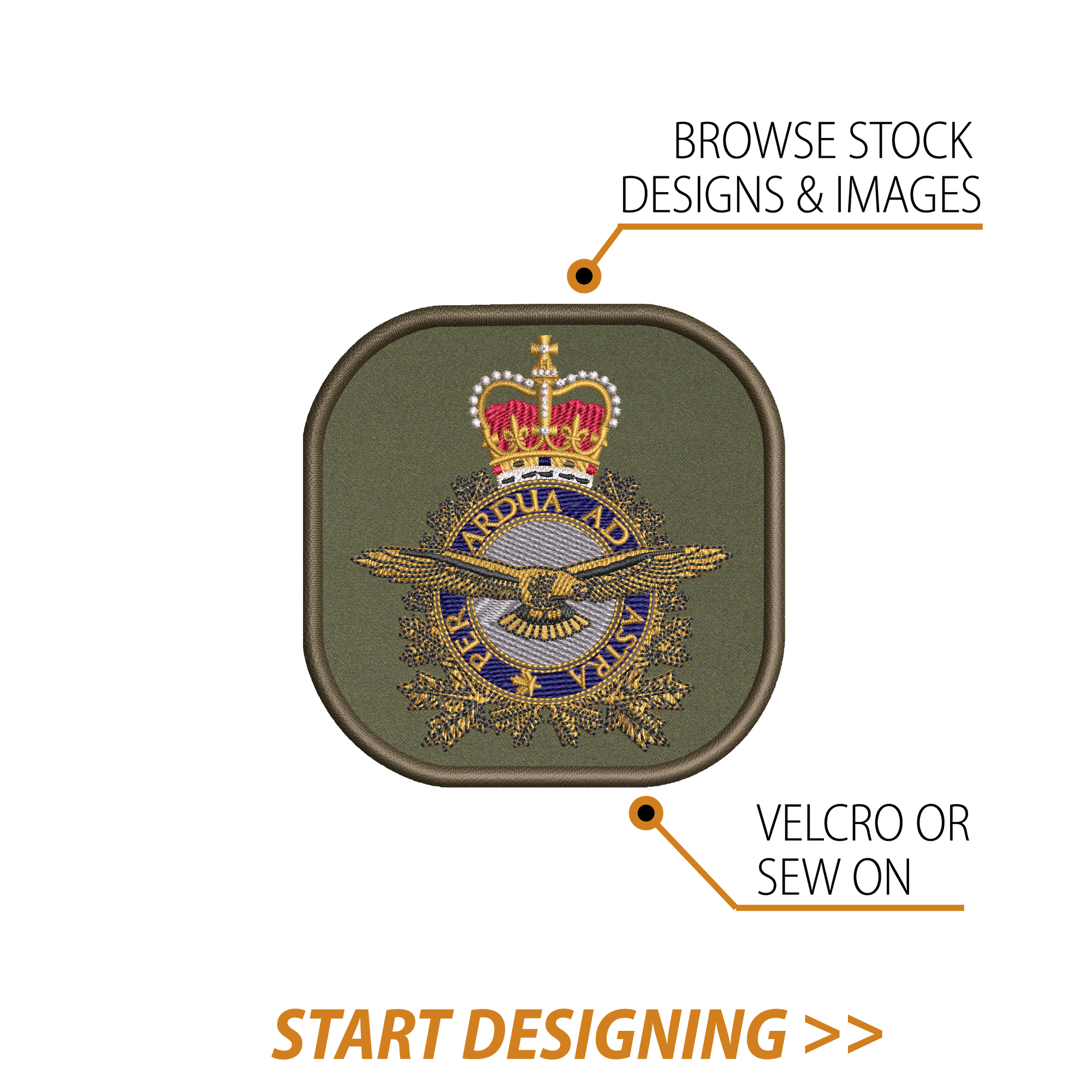 Create Your Own Square Patch (3 x 3" Rounded Corners) – CPGear Tactical