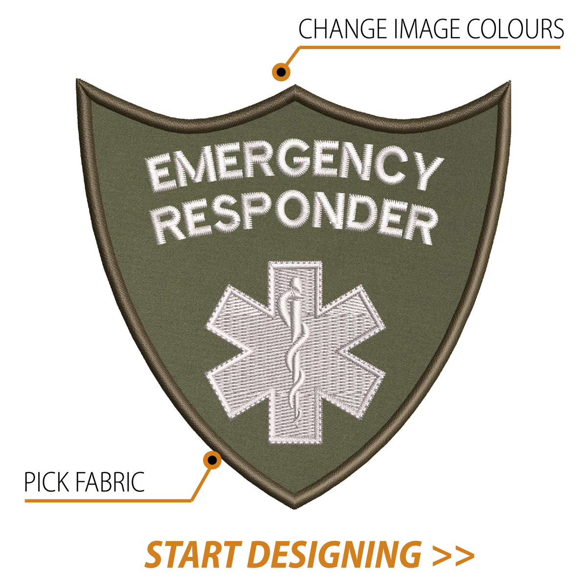 Create Your Own Shield Patch (4" Beveled Shield) – CPGear Tactical