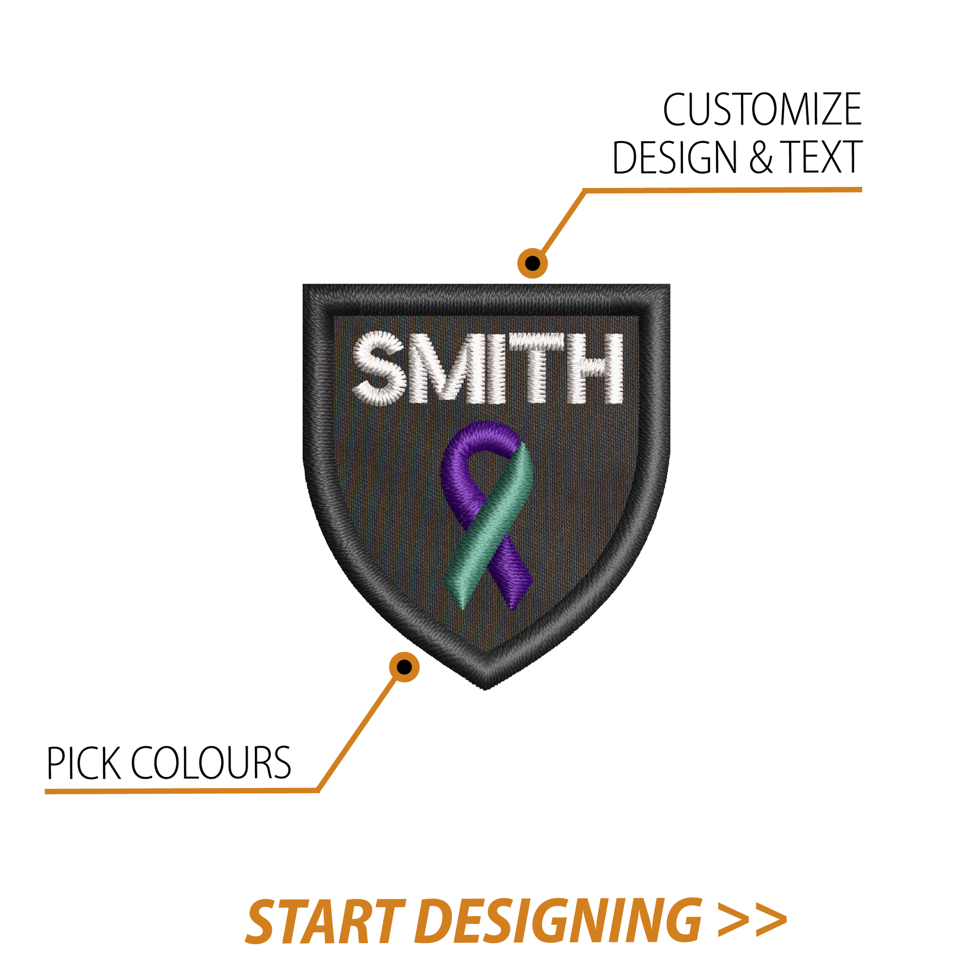 Create Your Own Shield Patch (1.5" x 1.70" Classic Shield) – CPGear ...