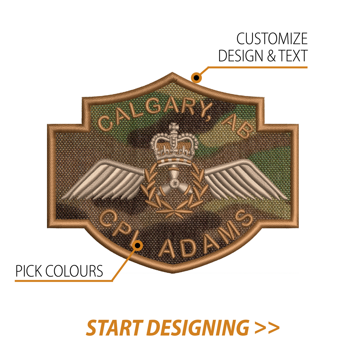 Create Your Own Shield Patch (4" x 5" Modified Shield) – CPGear Tactical